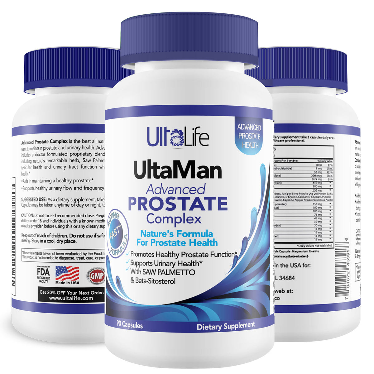 Prostate Support Supplement for Men | Saw Palmetto & Beta-Sitosterol ...